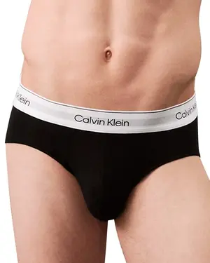 Calvin Klein Hip Briefs, Pack Of 3 - Black