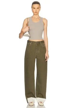 AGOLDE Shrunken Poppy Tank
