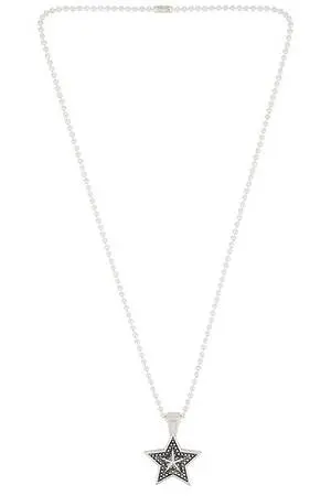 MAPLE Star Chain Necklace In Sterling Silver