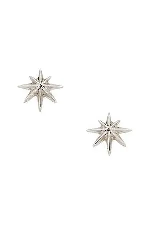 MAPLE Hempstar 8mm Earrings - Silver 925