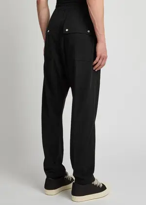 Rick Owens Bela Tapered Wool Trousers - Black