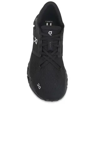 On X 4 Sneakers - Black & Eclipse