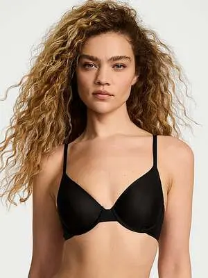 Victoria's Secret Shapewear Victoria Sheersmoothing™ Unlined Demi Bra - Black