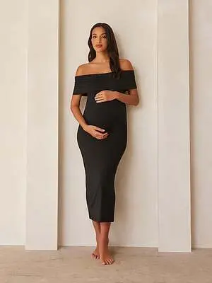 Victoria's Secret Bumpsuit Bianca Maxi Dress - Black
