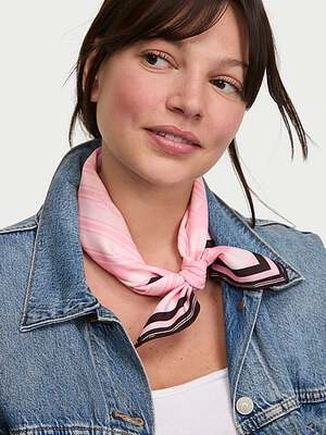 Victoria's Secret Large Satin Scarf - Print