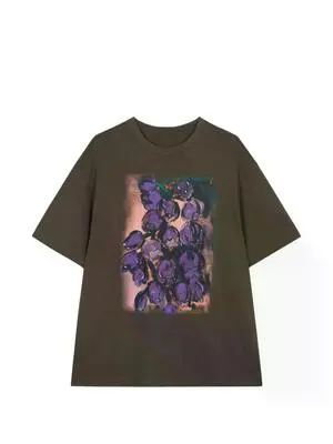 JNBY Graphic-print T-shirt - Brown