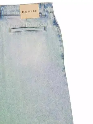 Alexander McQueen Cotton Shorts - Blue