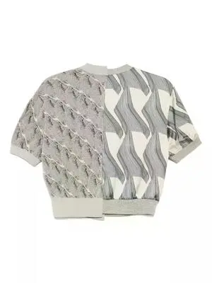 JNBY Panelled Cardigan - Grey