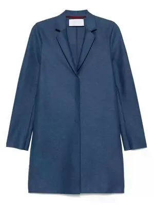 Harris Wharf London Virgin Wool Coat - Blue