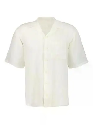 120% Lino Camp Collar Shirts For Men