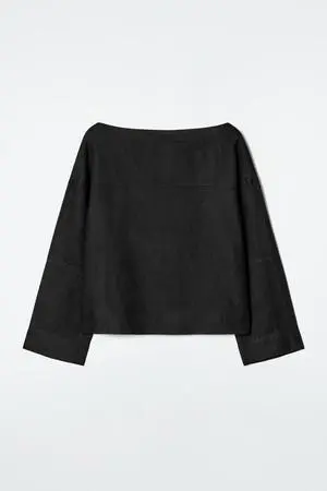 Cos Tie-detail Linen Blouse