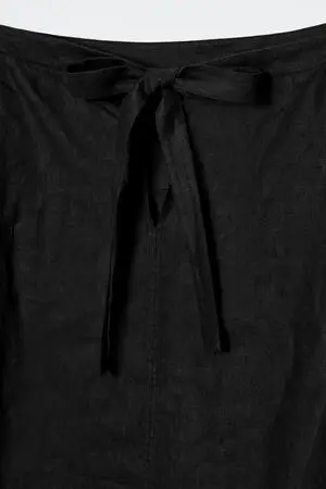 Cos Tie-detail Linen Blouse
