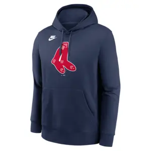Nike Boston Red Sox Cooperstown Logo Club Mlb Pullover Hoodie - Blue