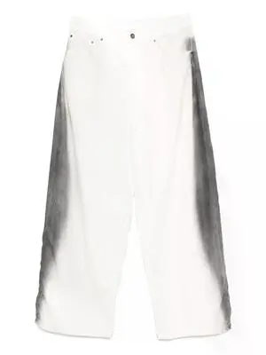 CROQUIS Tie-dyed Jeans - White