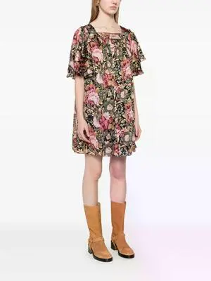 Chloé Floral-print Mini Dress