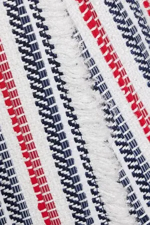 Thom Browne Skirt-effect Striped Jacquard Shorts