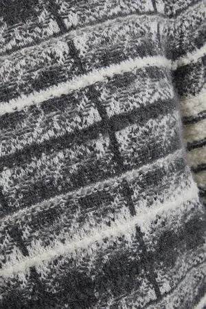 Thom Browne Jacquard-knit Wool-blend Sweater - Gray