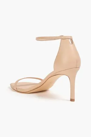 STUART WEITZMAN Amelina 75 Leather Sandals - Beige