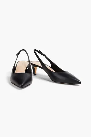 STUART WEITZMAN Mara Leather Slingback Pumps