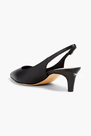 STUART WEITZMAN Mara Leather Slingback Pumps