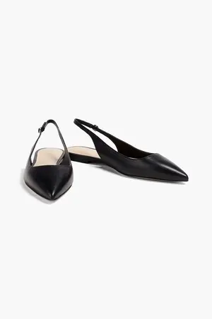 STUART WEITZMAN Mara Leather Slingback Flats
