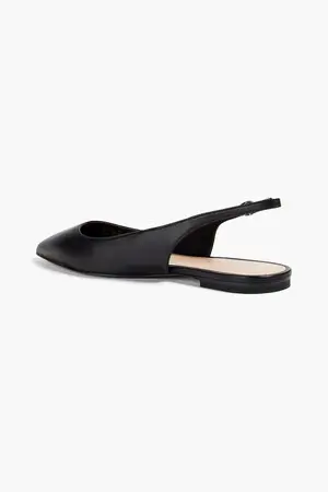 STUART WEITZMAN Mara Leather Slingback Flats