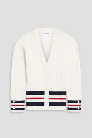 Thom Browne Ribbed Cardigans For Women