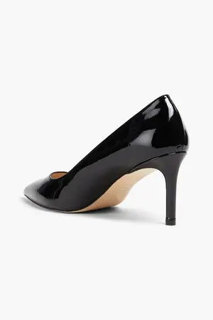 STUART WEITZMAN Leigh Patent-leather Pumps - Black