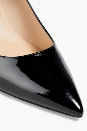 STUART WEITZMAN Leigh Patent-leather Pumps - Black