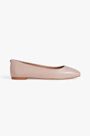 STUART WEITZMAN Tammy Leather Ballet Flats - Blush