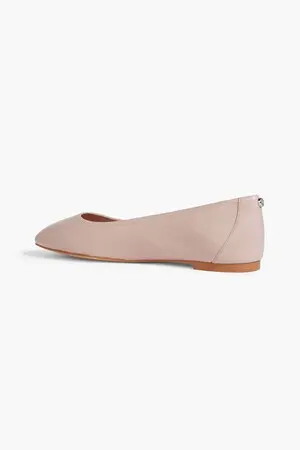 STUART WEITZMAN Tammy Leather Ballet Flats - Blush