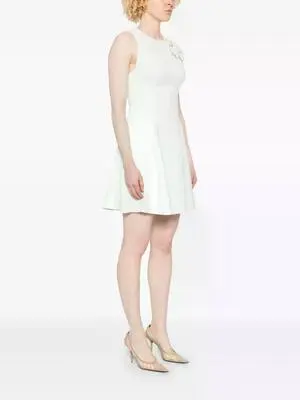Elisabetta Franchi Floral-appliqué Mini Dress