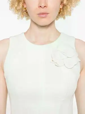 Elisabetta Franchi Floral-appliqué Mini Dress