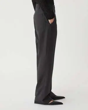 Veronica De Piante Avery Striped Trousers - Grey