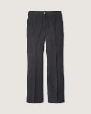 Veronica De Piante Avery Striped Trousers - Grey