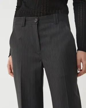 Veronica De Piante Avery Striped Trousers - Grey