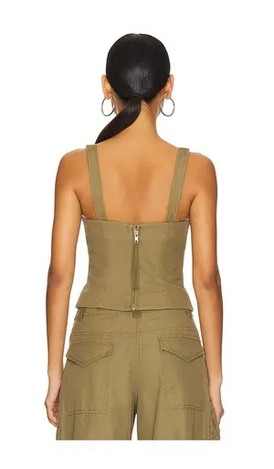 CAMILA COELHO Gigi Top - Olive