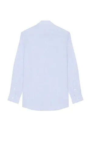 Frescobol Carioca Antonio Linen Shirt In . Also - Blue