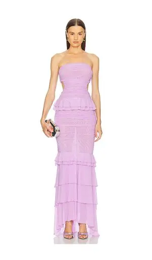 Michael Costello Sheer Evening Dresses