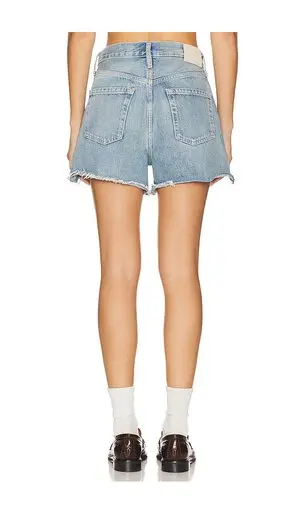 Citizens Of Humanity Marlow Vintage Distressed Denim Shorts - Blue