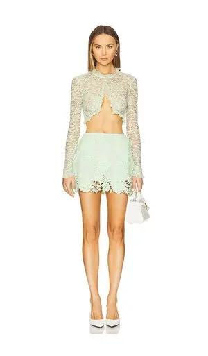 AKNVAS X Revolve Dylan Longsleeve Top With Ruffled Trim