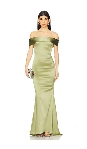 MICHAEL COSTELLO X Revolve Off-the-shoulder Gown