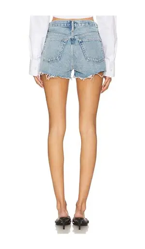 AGOLDE Parker Cut Off Denim Shorts