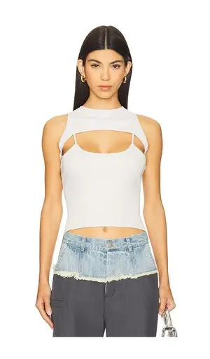 PRIVATE POLICY Mesh Harness Tank Top