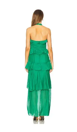 Line & Dot Cari Halter Maxi Dress