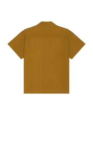 Obey Beau Woven Shirt In Brown
