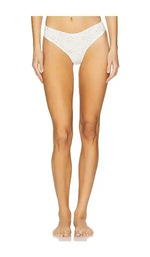 Free People X Intimately Fp Homegrown Thong In - Ivory