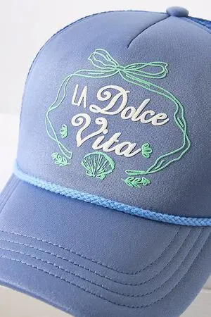 Anthropologie Coastal Trucker Hat In Blue - 29% Off  display picture 2