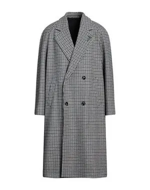LARDINI Wool And Cashmere Houndstooth Coat