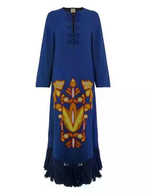 PAULA S Estate Maxi Dress - Blue